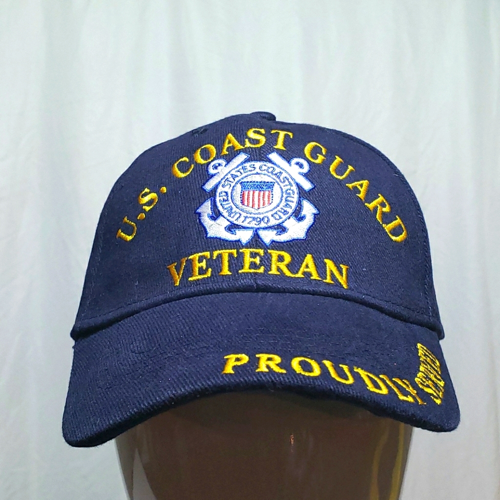 Military U.S. Coast Guard Veteran Hat - Gem
